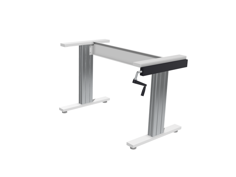 22" NXC 2-LEG Hand Crank Adjustable Tables – Ergosource